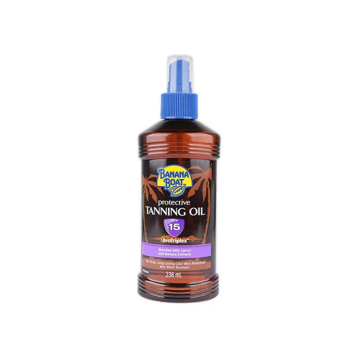 BANANA BOAT PROTECTIVE TANNING OIL SPF15 236 ML - Alawda Pharmacy